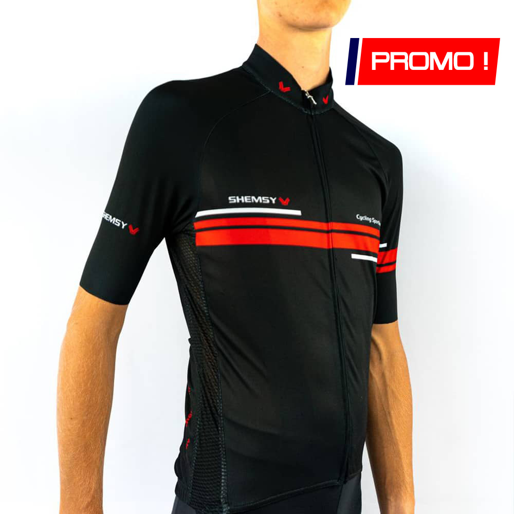 Maillot cycliste manches courtes - Coupe mixte